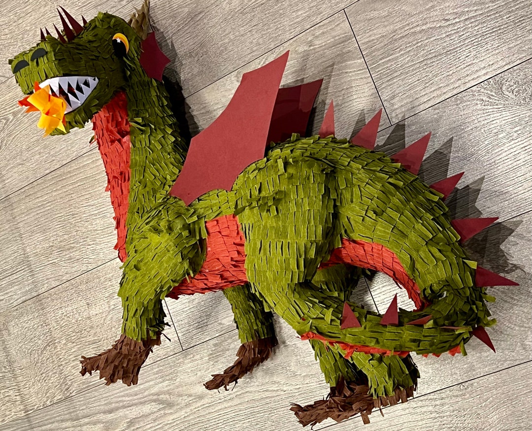 Personalized Dragon Pinata - Etsy