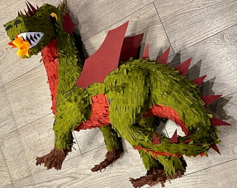 Dragon Pinata, Dragon Birthday Party, Knight Birthday Party, Dino ...
