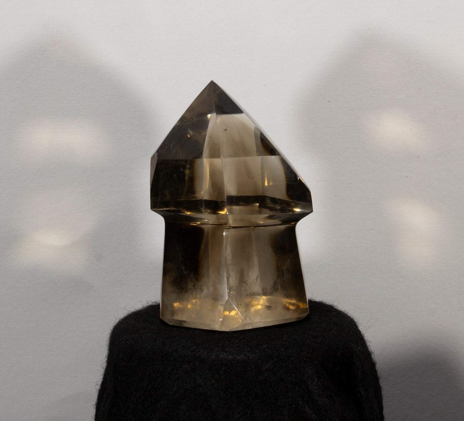 Cristal de cuarzo Sceptre ahumado pulido Madagascar 74mm | Etsy