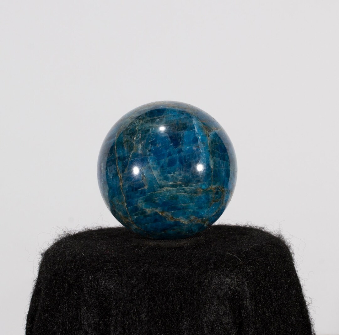 Blue Apatite Sphere, Small Sphere, Madagascar - Etsy