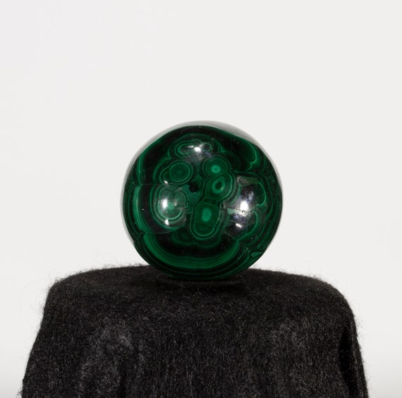 Polished Natural Malachite Sphere Malachite Ball Congo | Etsy