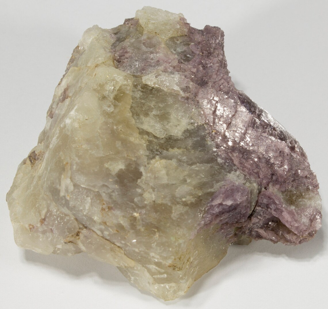 Purple Lithium Mica on Aquamarine Matrix Madagascar | Etsy