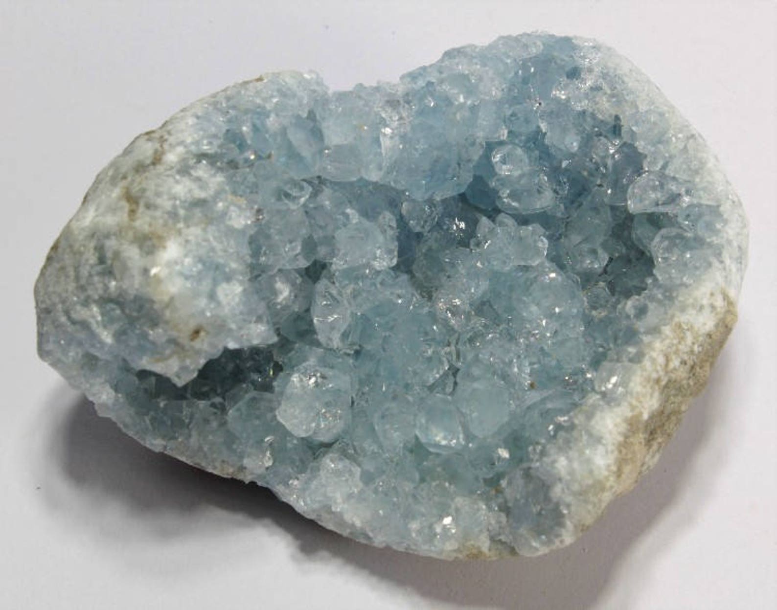 Natürliche blaue Celestit Crystal Geode - Etsy.de