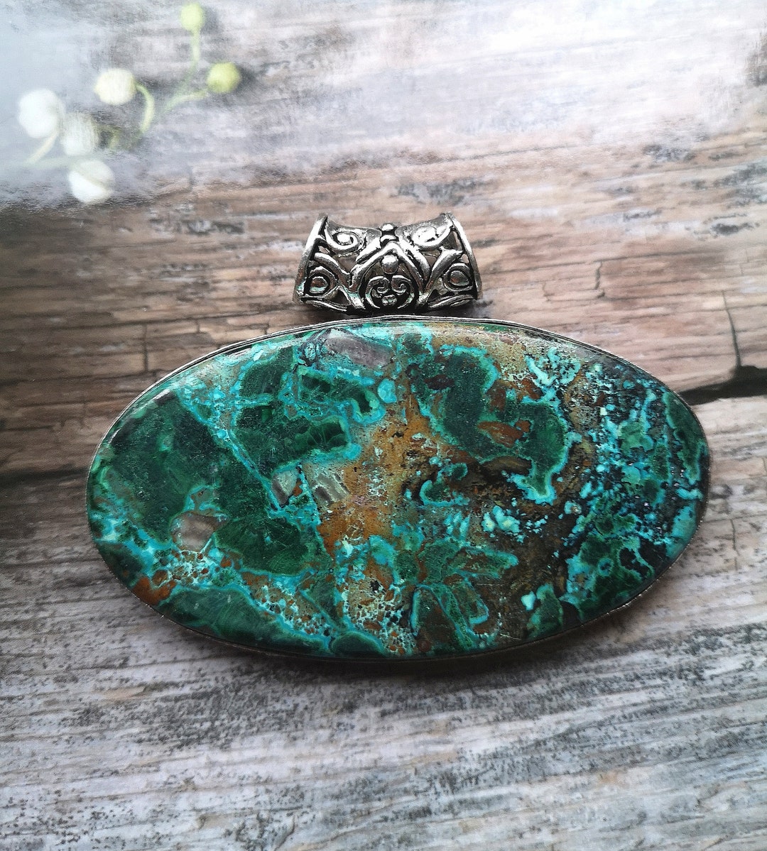 Azurite Ethnic Handmade Antique Design Pendant Jewelry INDIA - Etsy