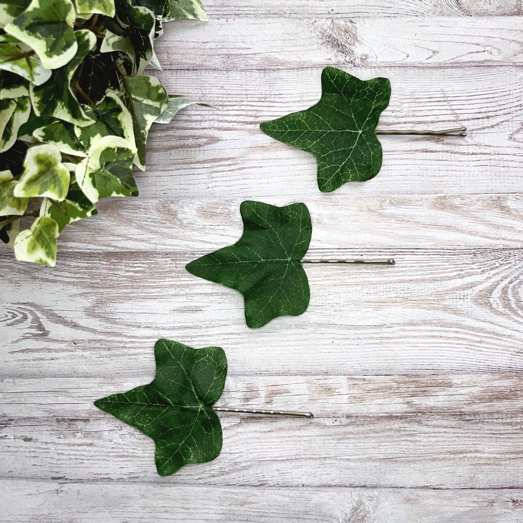 Ivy Leaf Hair Accessory Poison Ivy Hair Pins Artificial - Etsy