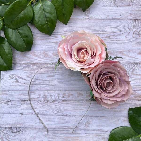 Pink Hair Flower - Etsy