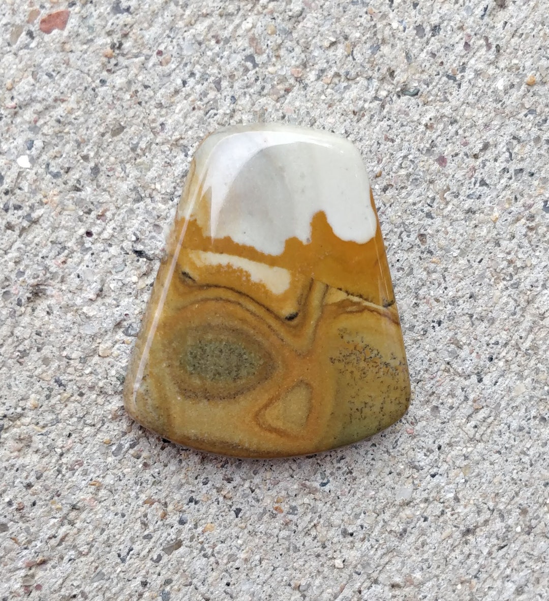 Rounded Bottom Owyhee Picture Jasper Cabochon - Etsy