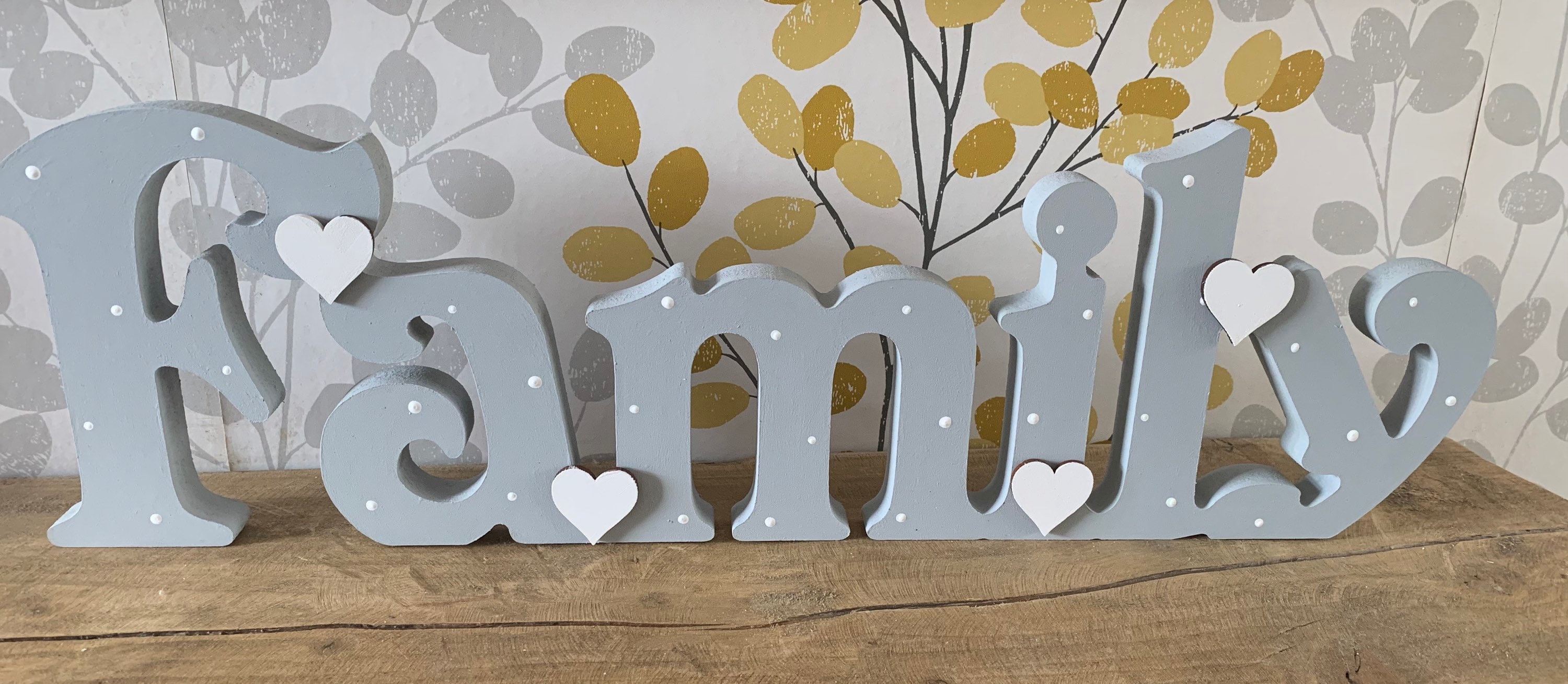 Freestanding Wooden Family Sign Wooden Family Plaque Family - Etsy UK