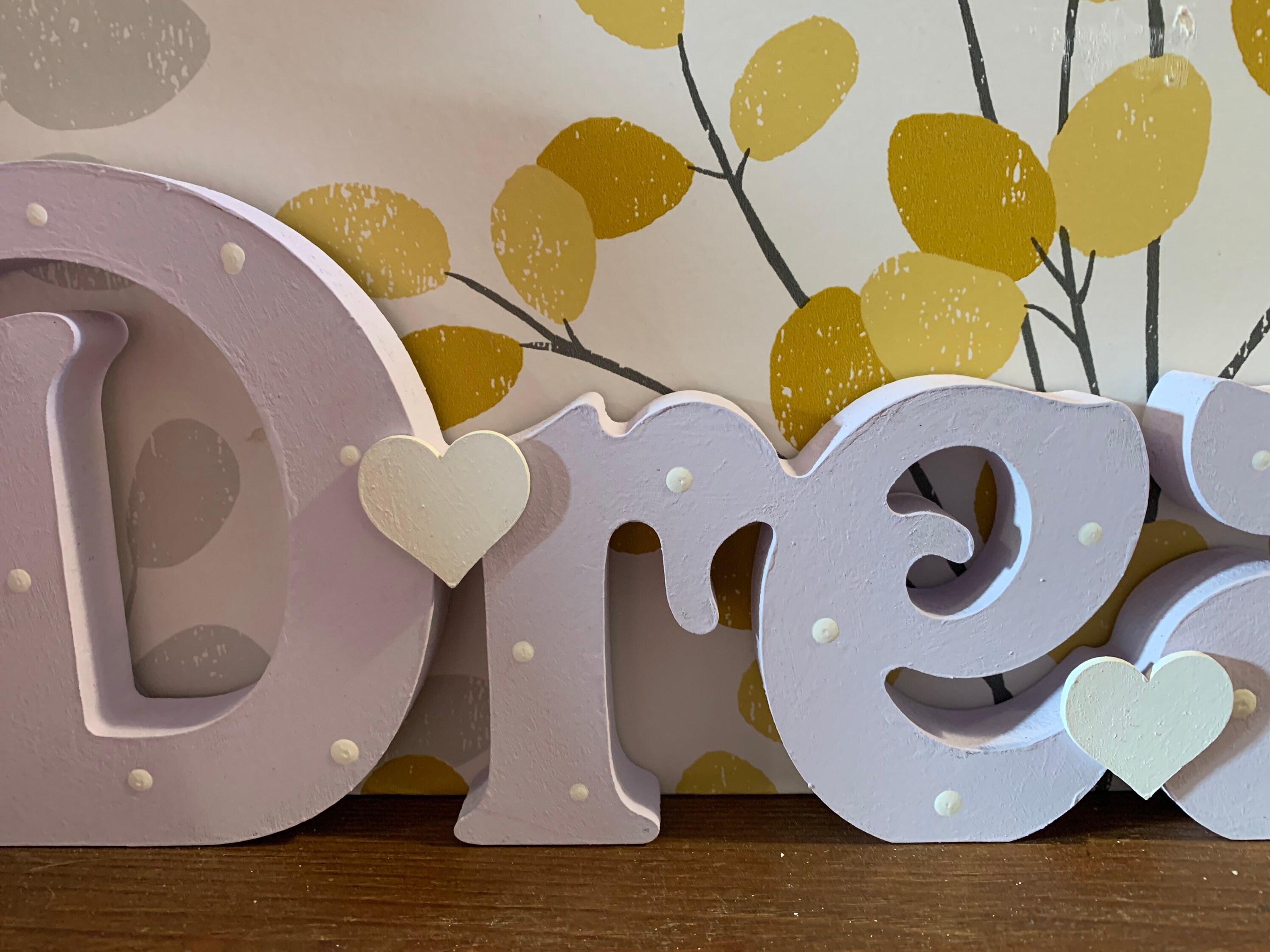 Freestanding Wooden Dream Sign Wooden Dream Sign Wooden | Etsy