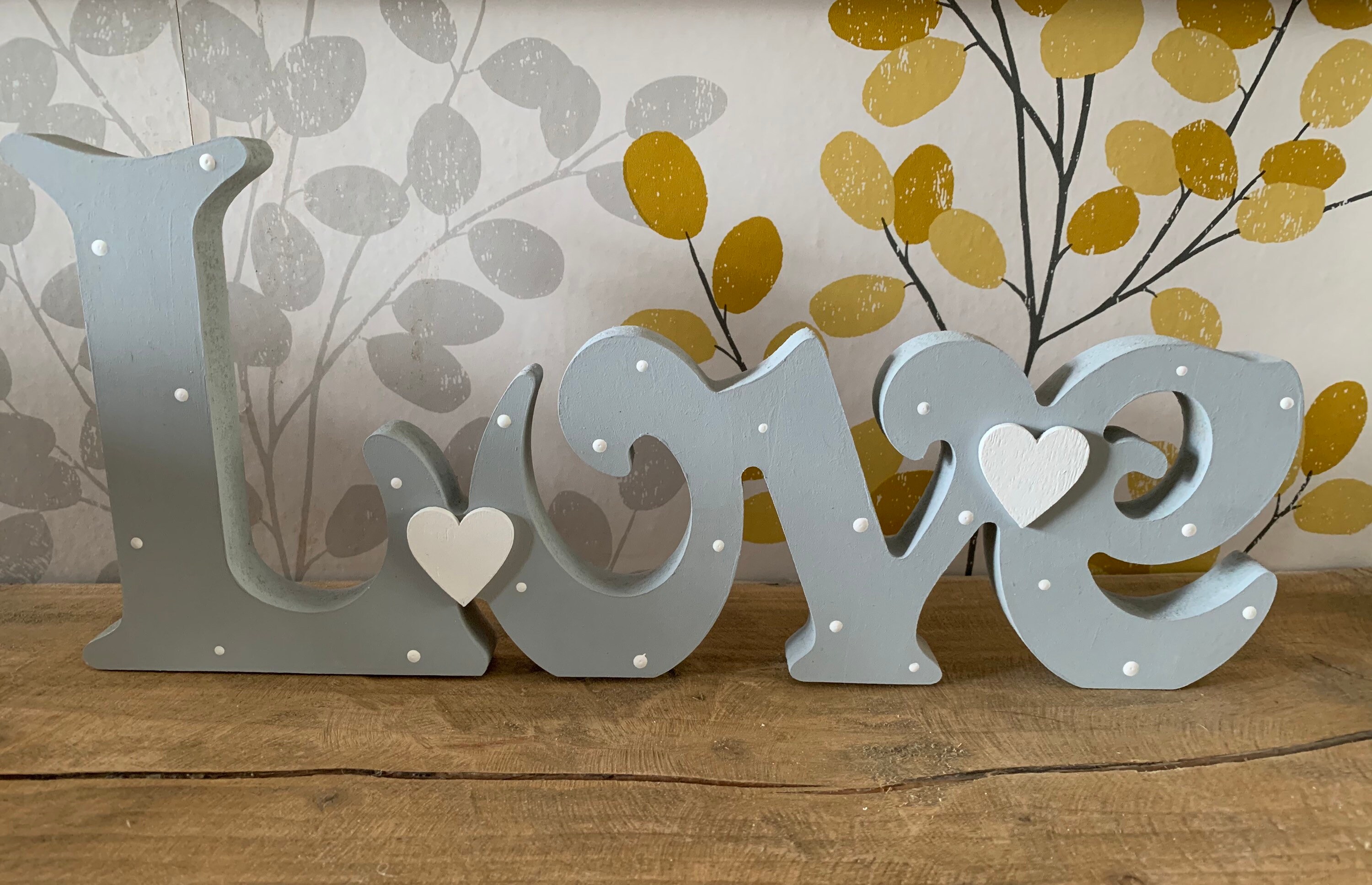 Freestanding Wooden Love Word Hand Painted Wooden Love Wood Love Word Wedding Love Gift Love freestanding-wooden-love-word-hand-painted-wooden-love-wood-love-word-wedding-love-gift-love