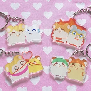 Hamtaro Bijou Game Boy Ham Ham Heartbreak Keychain Charms - Etsy