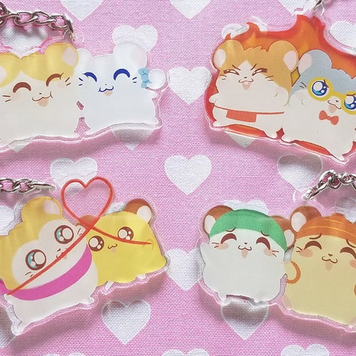 Hamtaro Bijou Game Boy Ham Ham Heartbreak Keychain Charms - Etsy