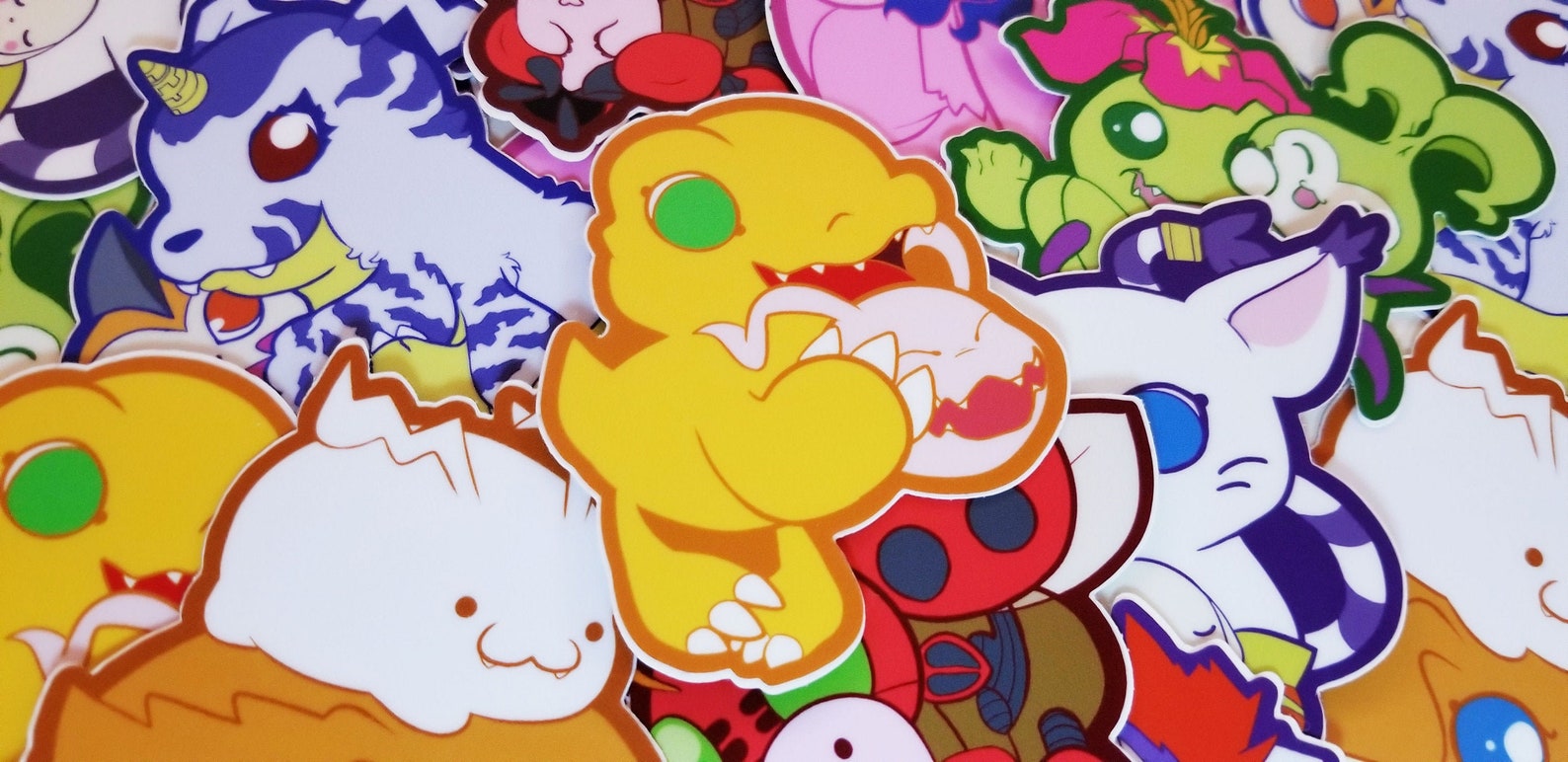 Digimon Stickers - Etsy