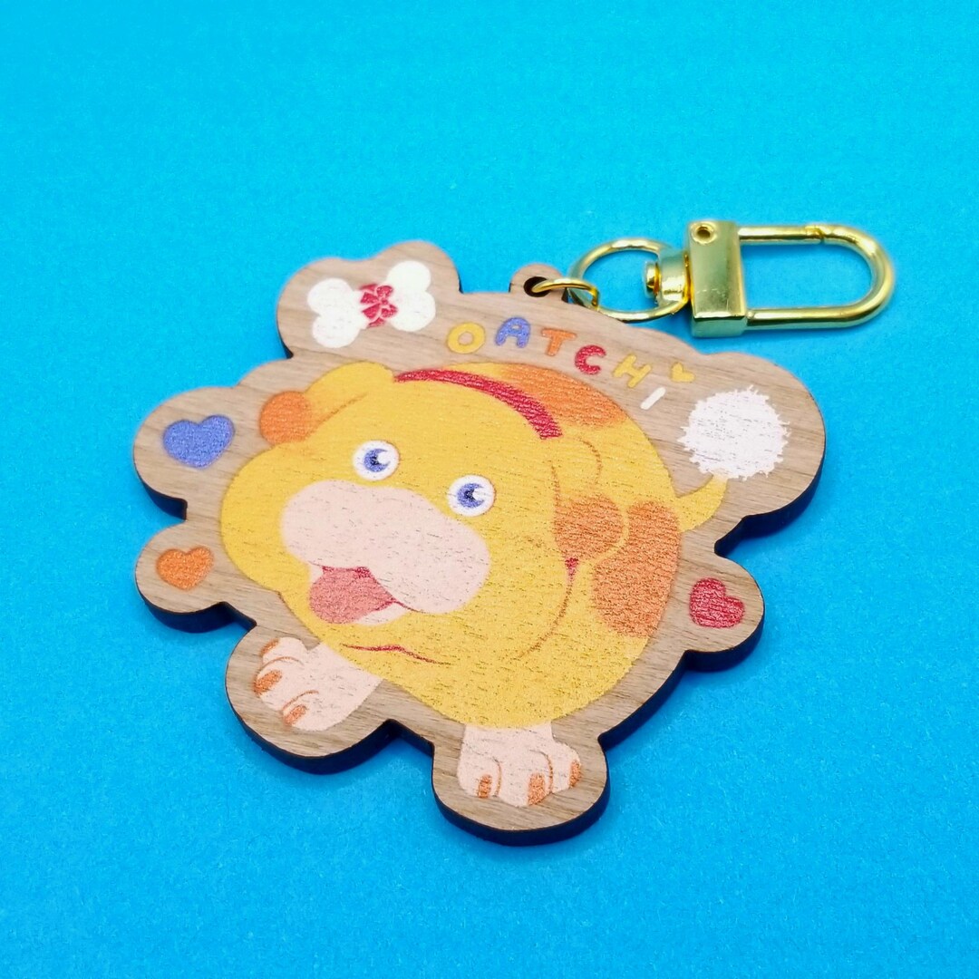 Pikmin 4 Oatchi Wooden Key Chain - Etsy
