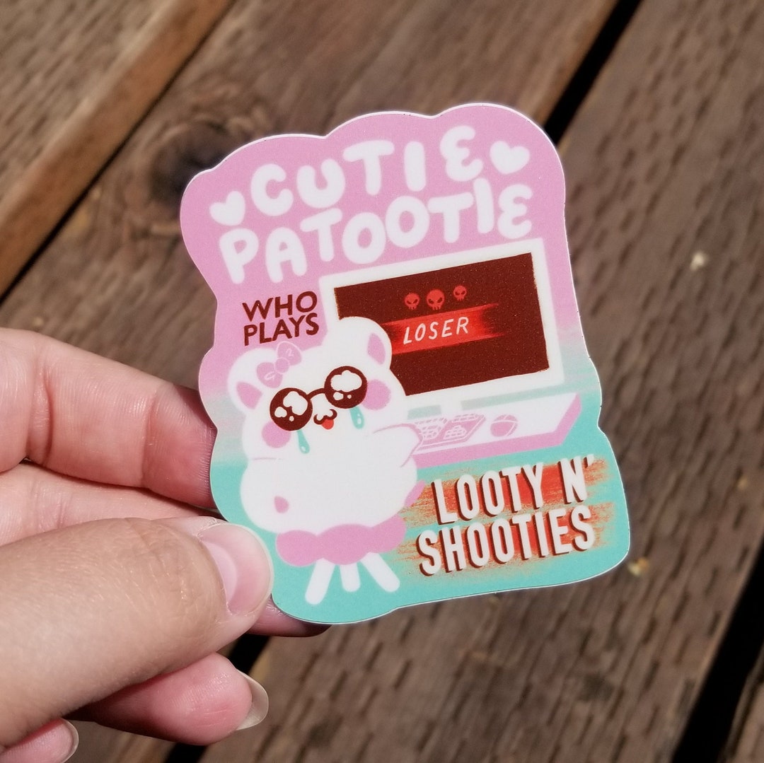 Looty Shooty Original Hamster Illustration, Funny Cute Kawaii Vinyl 3 ...