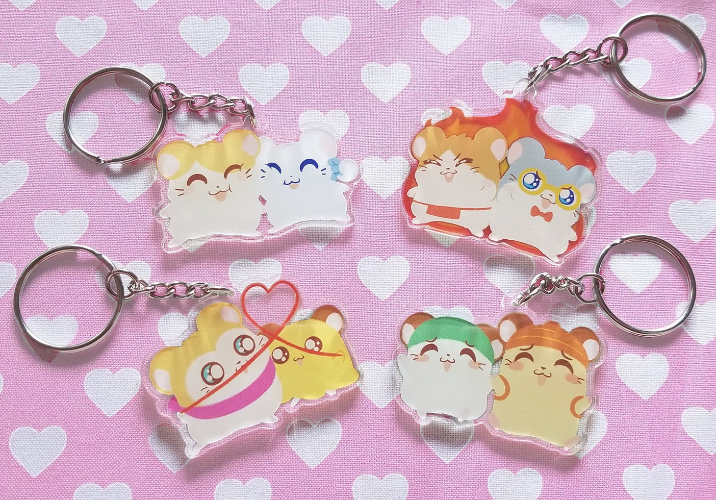 Hamtaro Bijou Game Boy Ham Ham Heartbreak Keychain Charms - Etsy