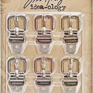 Tim Holtz Idea-ology Hinge Clips - 15 Piece Set - Etsy