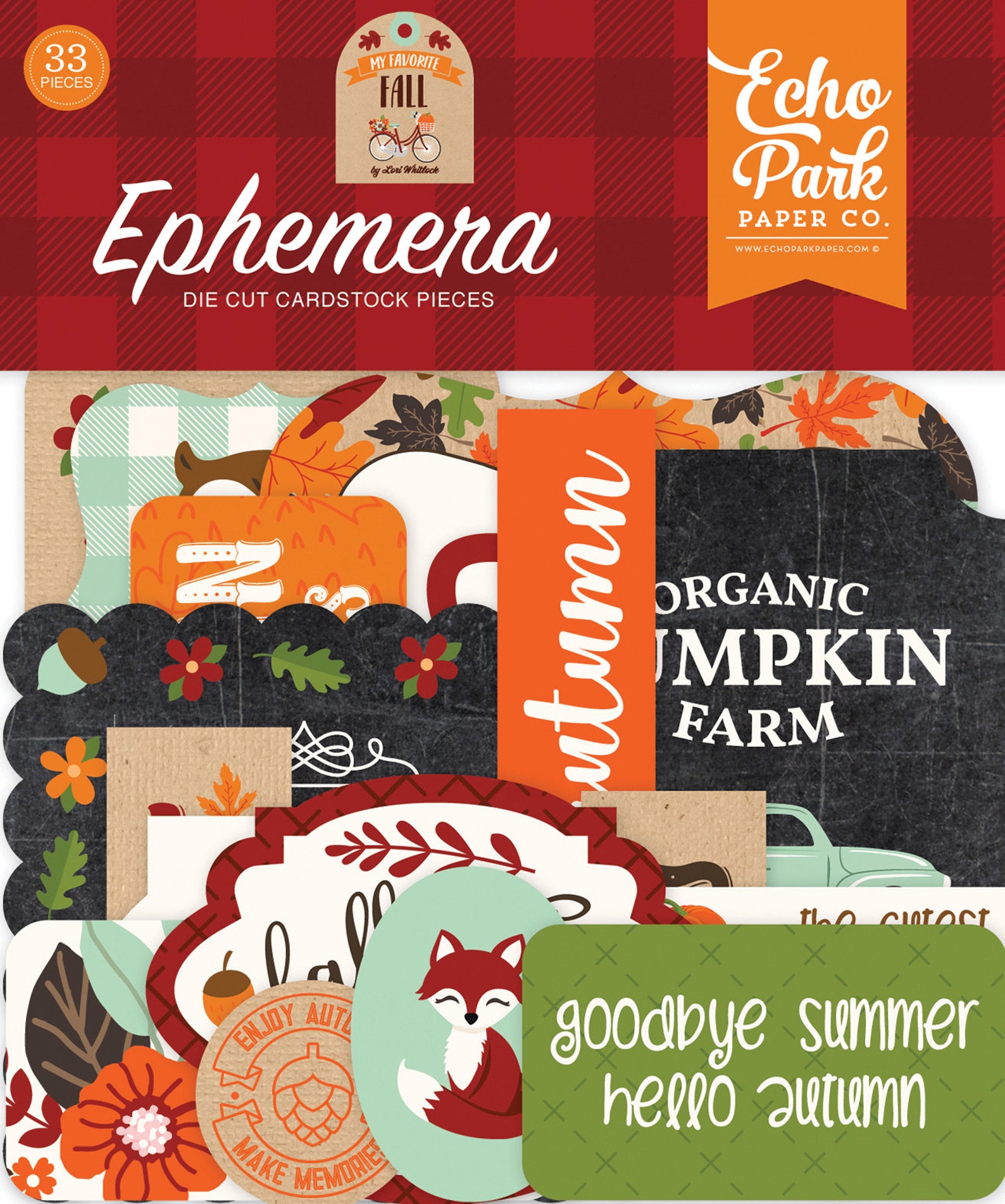 Echo Park Ephemera Die Cuts, Farmhouse Kitchen, 33 Cardstock Pieces - Etsy
