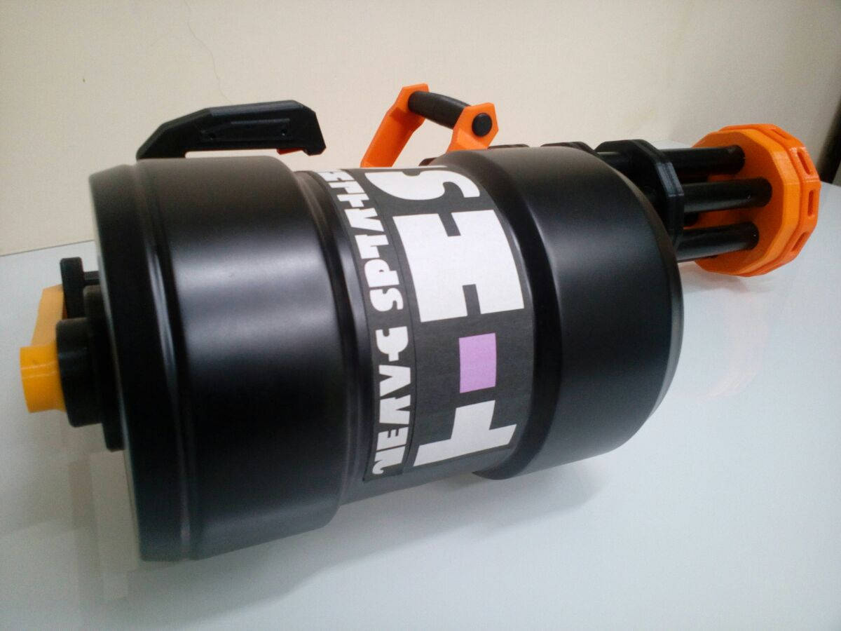 Heavy Splatling From Splatoon 3D Printed | Etsy