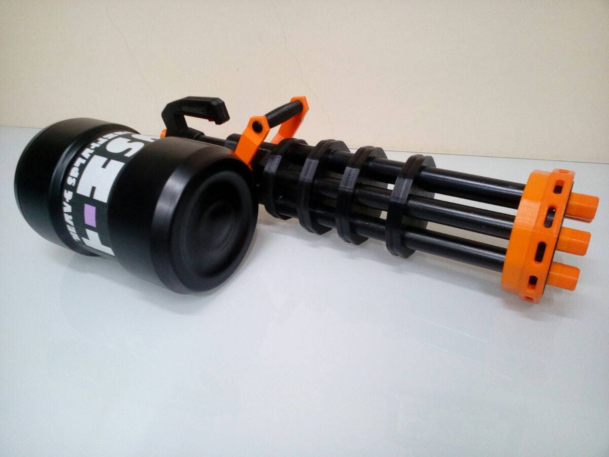 Heavy Splatling From Splatoon 3D Printed | Etsy