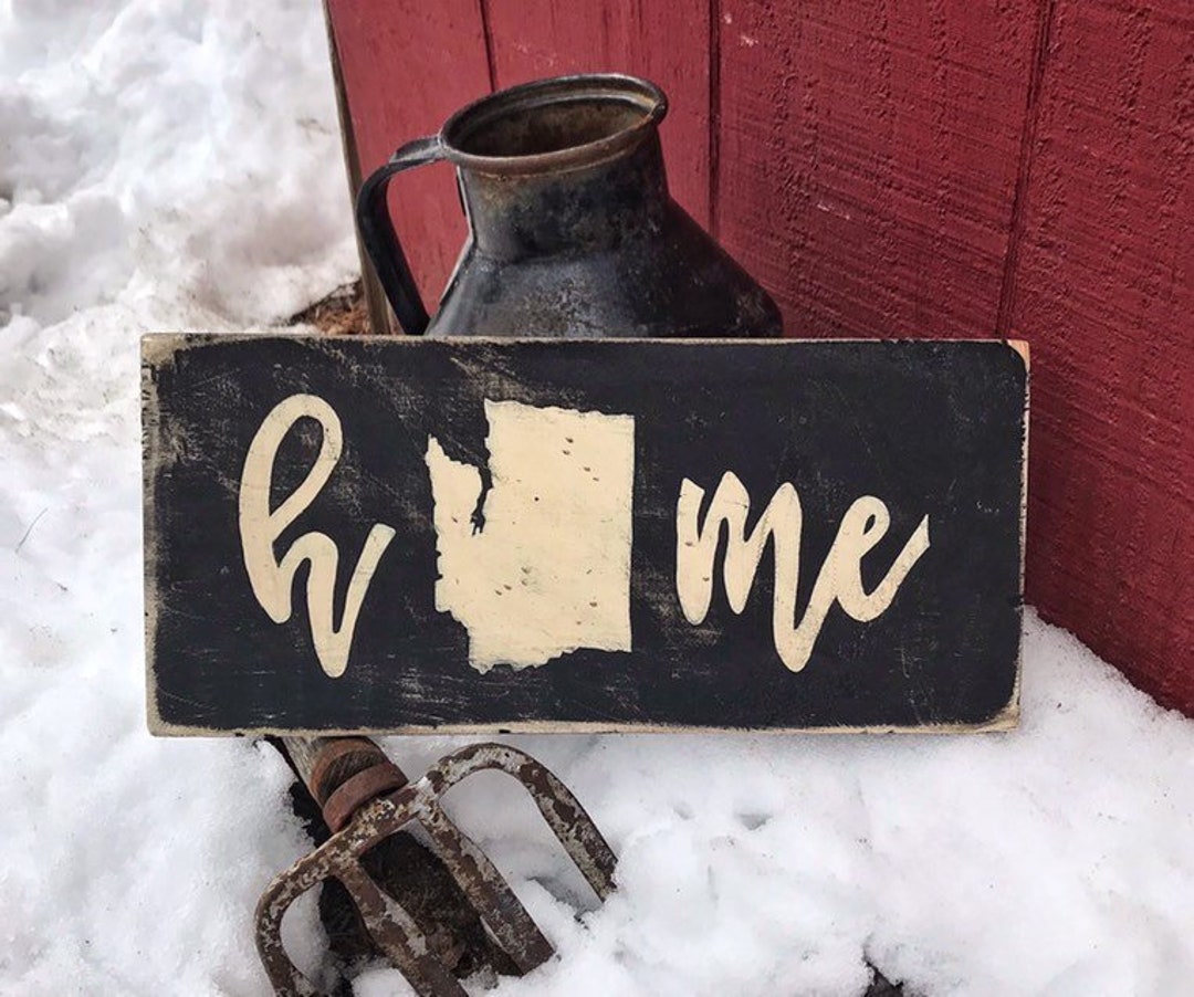 Personalized Home Sign Custom State Art Custom Christmas Gifts State ...