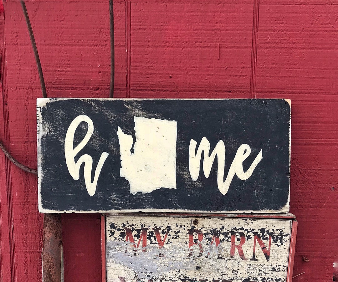 Home State Signs Personalized Signs for Home Personalized Home Decor ...