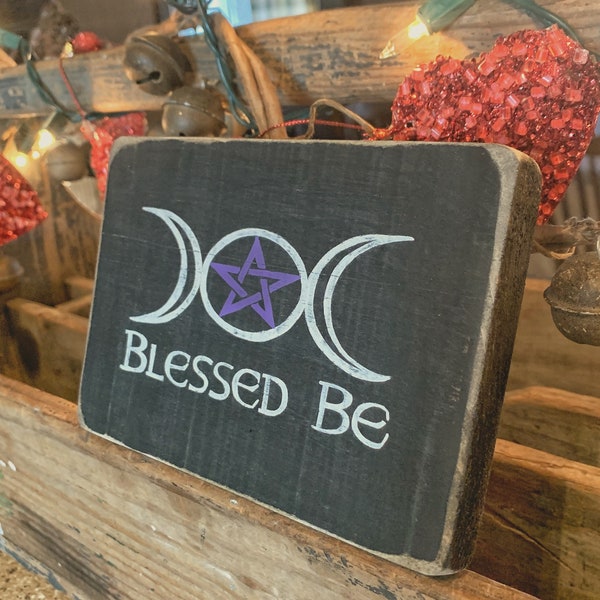 Pagan Blessed Be Wall Art - Etsy