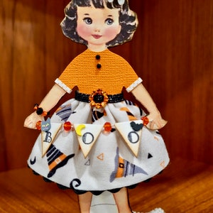 Handmade Halloween Paper Doll Halloween Decoration Halloween - Etsy