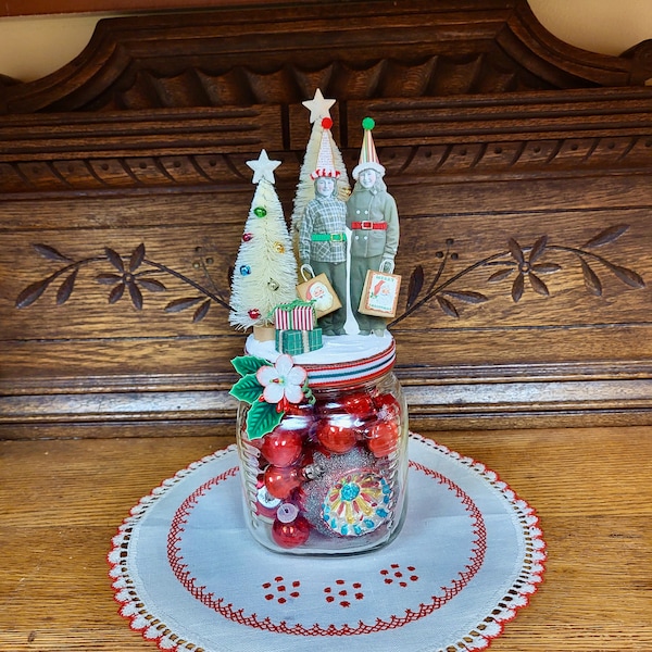 Christmas Scene Jars - Etsy