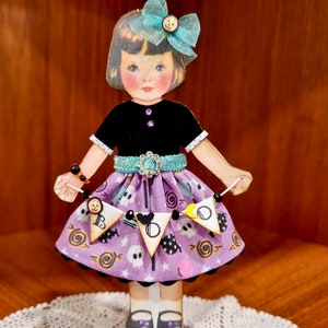 Handmade Halloween Paper Doll, Halloween Decoration, Halloween Paper ...