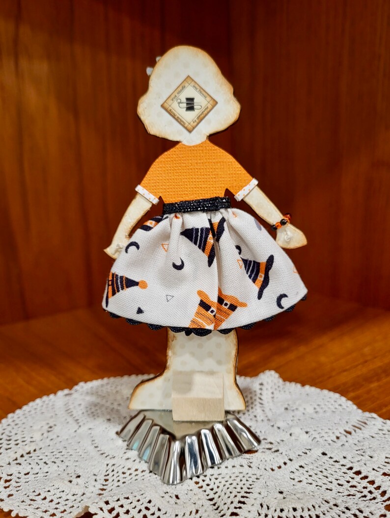 Handmade Halloween Paper Doll Halloween Decoration Halloween - Etsy