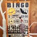 Handmade Halloween Bingo Card Halloween Feather Tree - Etsy