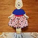 Handmade Patriotic Paper Doll, Fourth of July Paper Doll, Independence ...