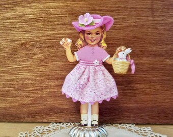 Handmade Patriotic Paper Doll Fourth of July Paper Doll | Etsy