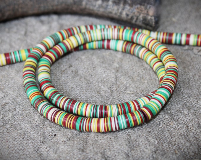 Bakelite Beads, Bakelite Disc Beads, Old African Beads, Strand 70 Cm - Etsy