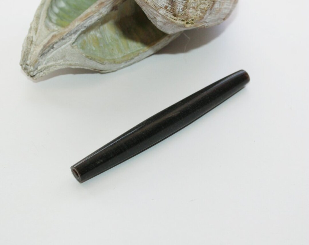 Handmade Beads, Vintage Beads, Retro Bead, Horn Bead, 76 X 8 Mm, 1 ...