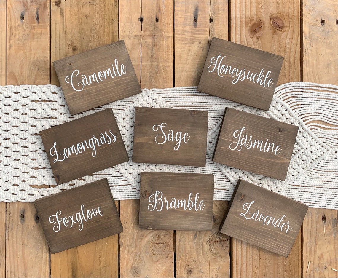 rustic-freestanding-wooden-wedding-table-names-wedding-table-etsy