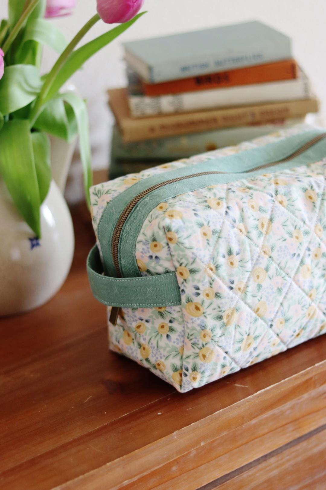 Quilted Boxy Small Project Bag - Etsy
