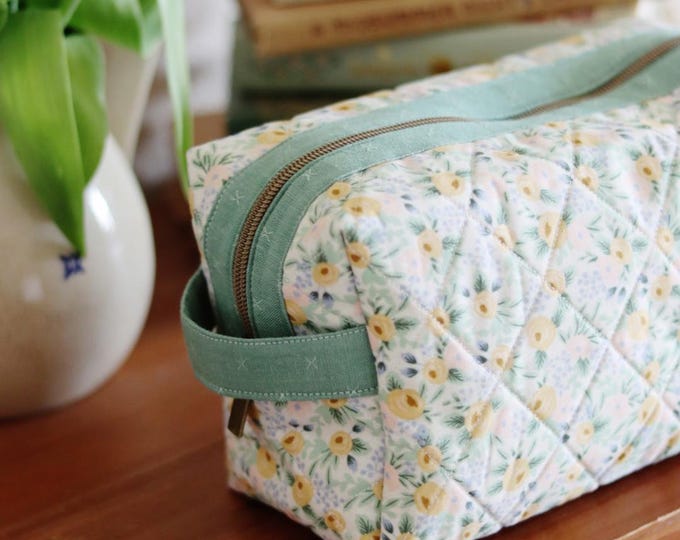Quilted Boxy Small Project Bag - Etsy