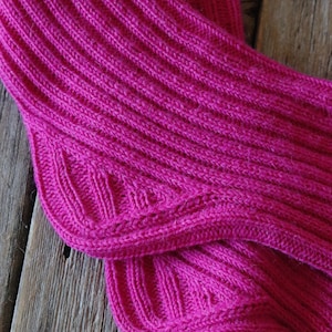 The Simply Ribbed Socks With a Square Heel Pattern - Digital Download ...