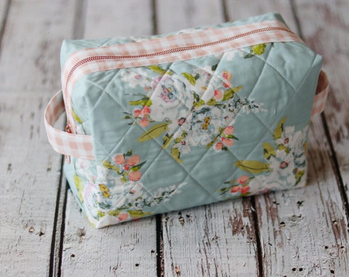 Quilted Boxy Small Project Bag - Etsy