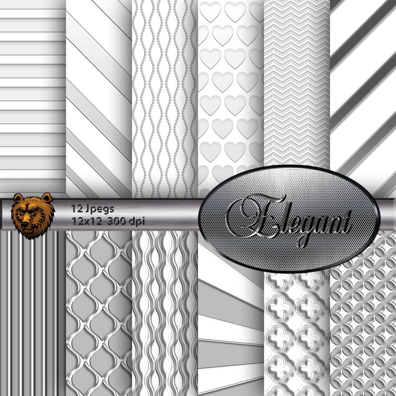 Gray Digital Paper, Gray Background, Gray Scrapbooking Paper - Etsy