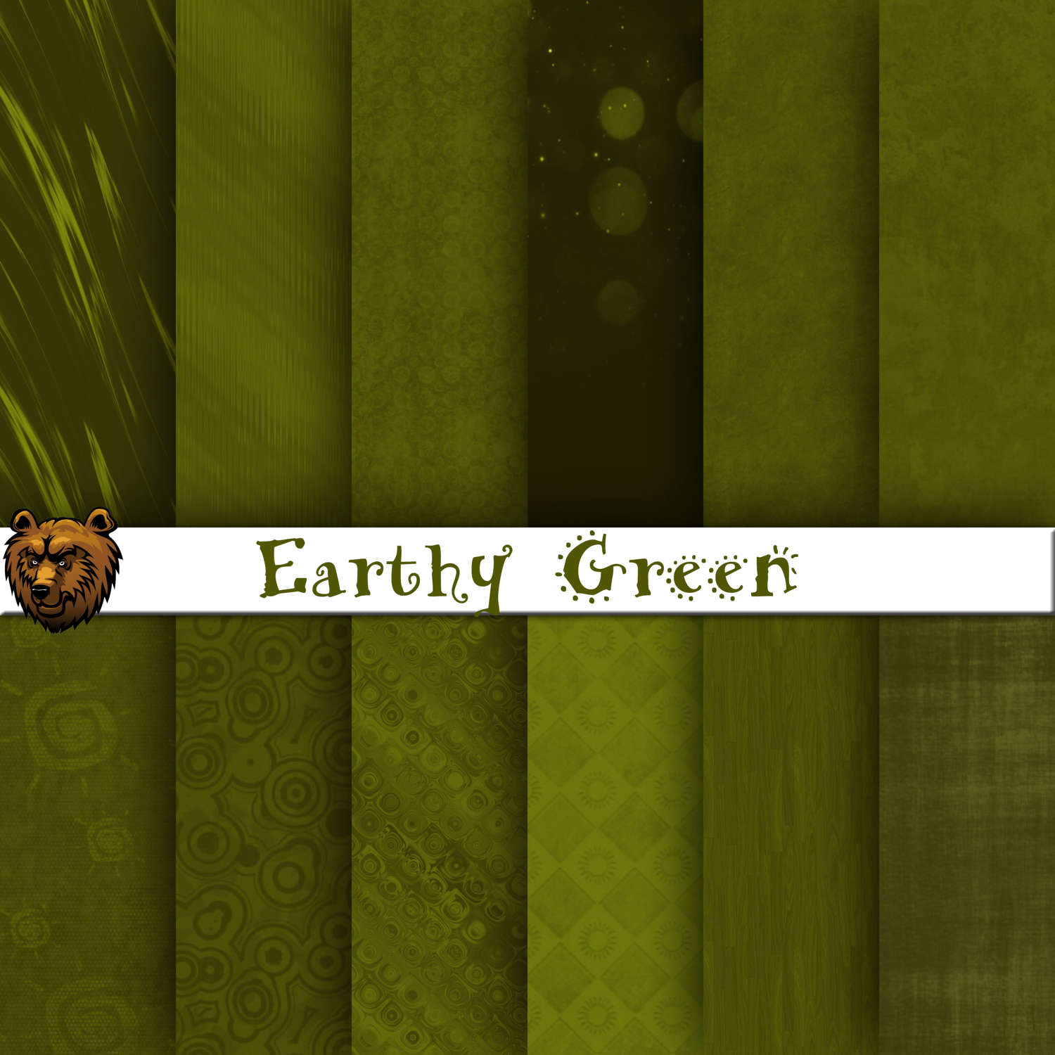 Green Digital Paper, Green Background, Green Scrapbook - Etsy