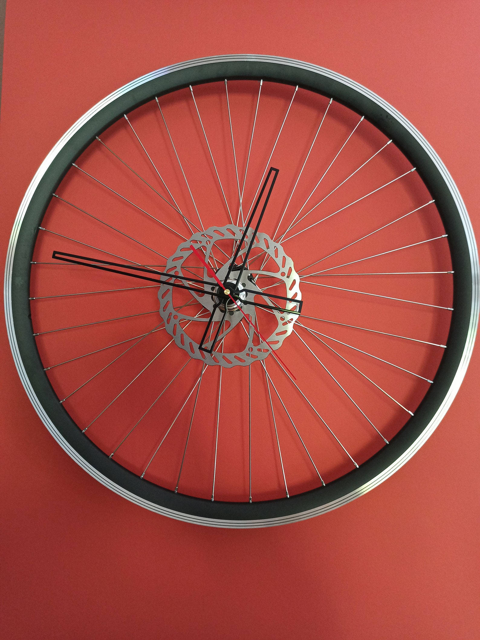 Bike Wall Clock Electric Blackout - Etsy