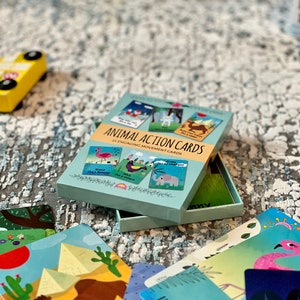 PRINTED VERSION. Animal Action Cards. 25 Cards. 4x6". Action Cards for ...