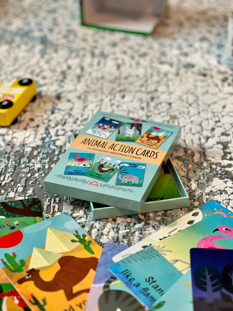 PRINTED VERSION. Animal Action Cards. 25 Cards. 4x6