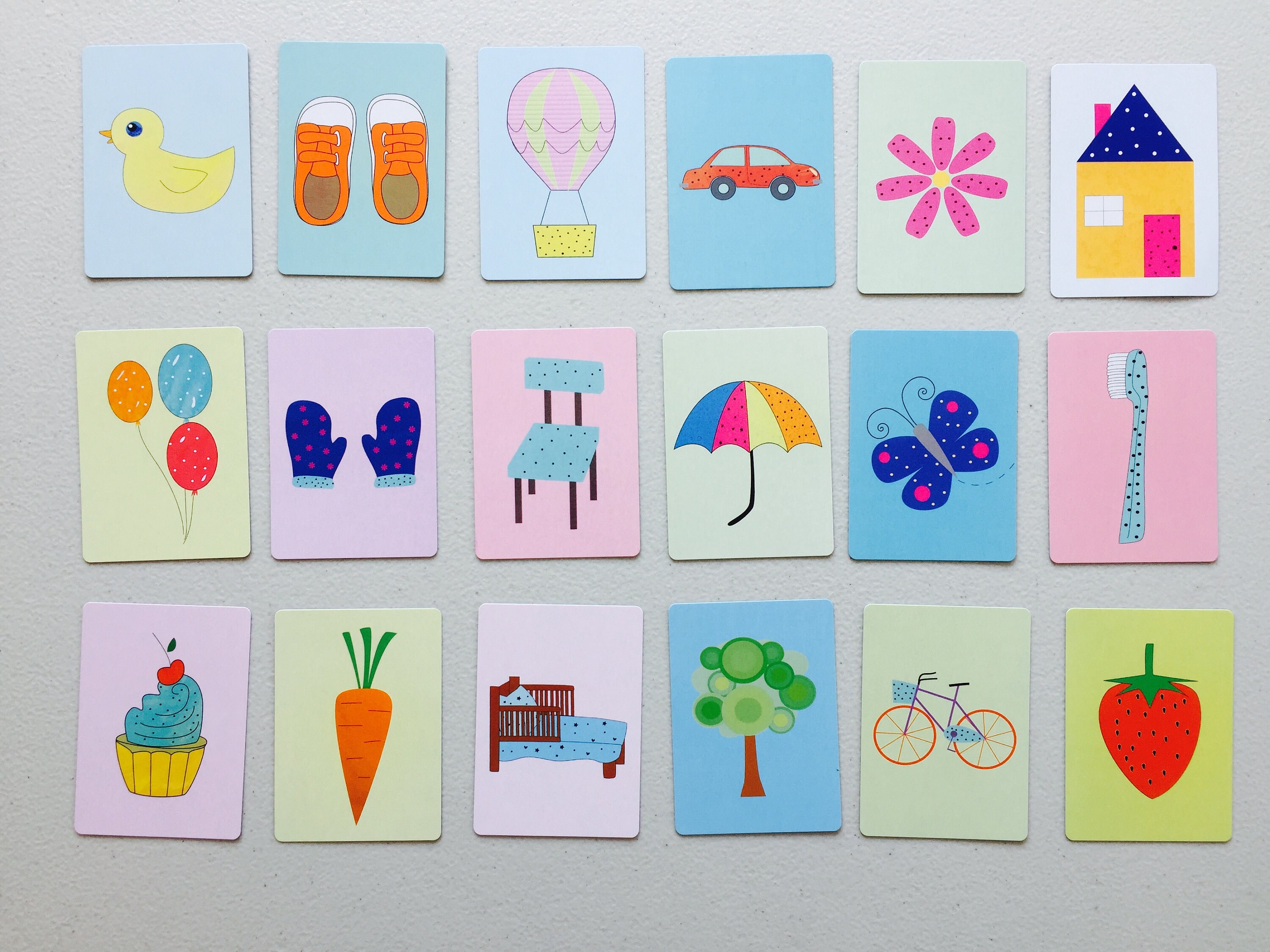 Linking Memory Game For Kids And Adults Memory Game For Etsy