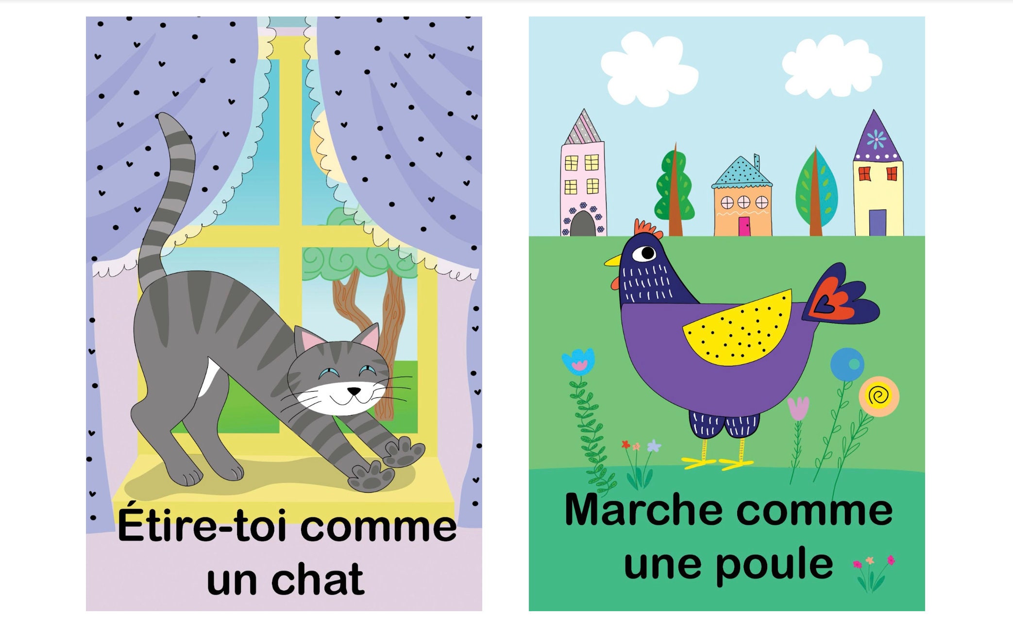 FRENCH DIGITAL VERSION. Animal Action Cards. Cartes Actions Animalières ...