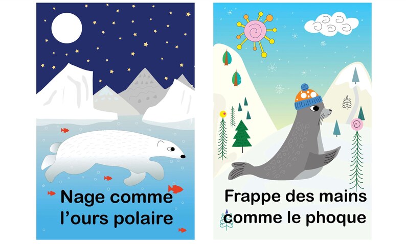FRENCH DIGITAL VERSION. Animal Action Cards. Cartes Actions Animalières ...