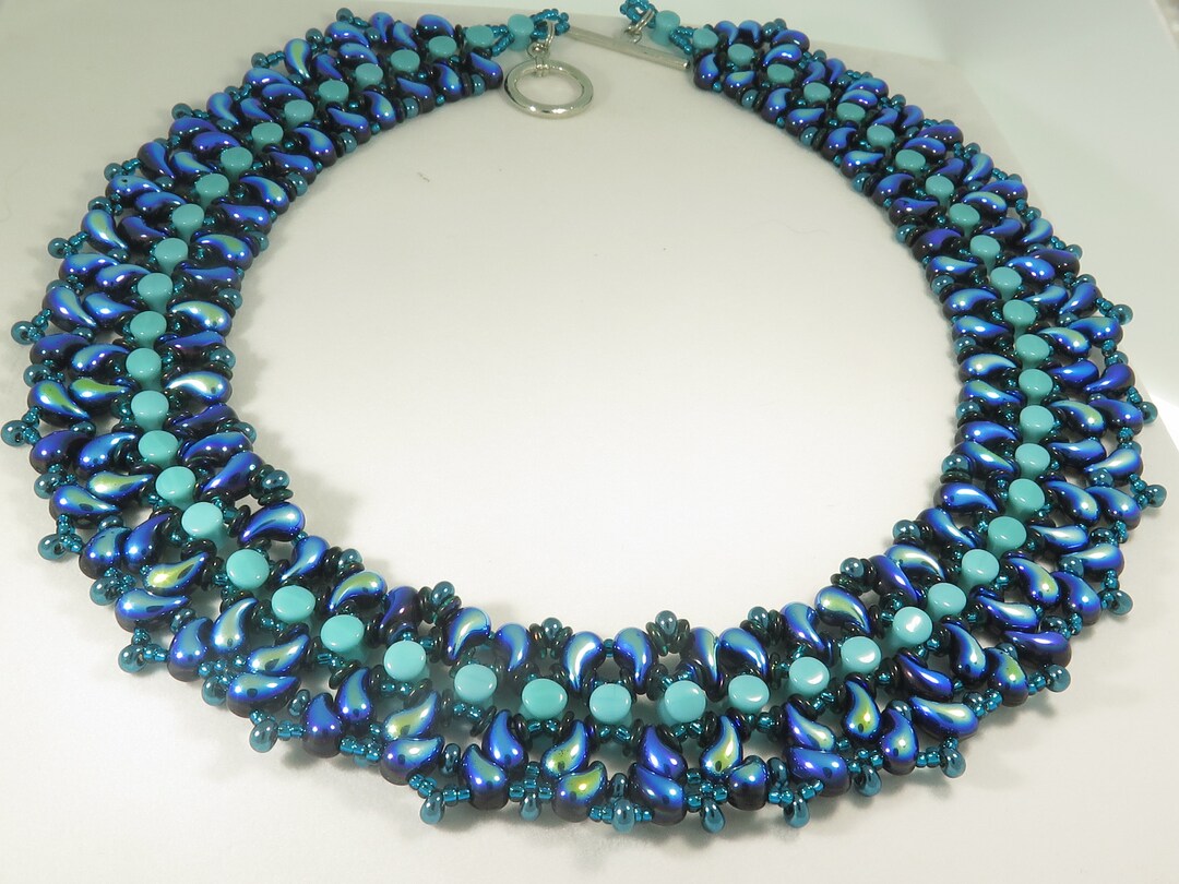 Dolphin Necklace - Beading Tutorial - Zoliduo Pellet O Beads Drops Seed ...